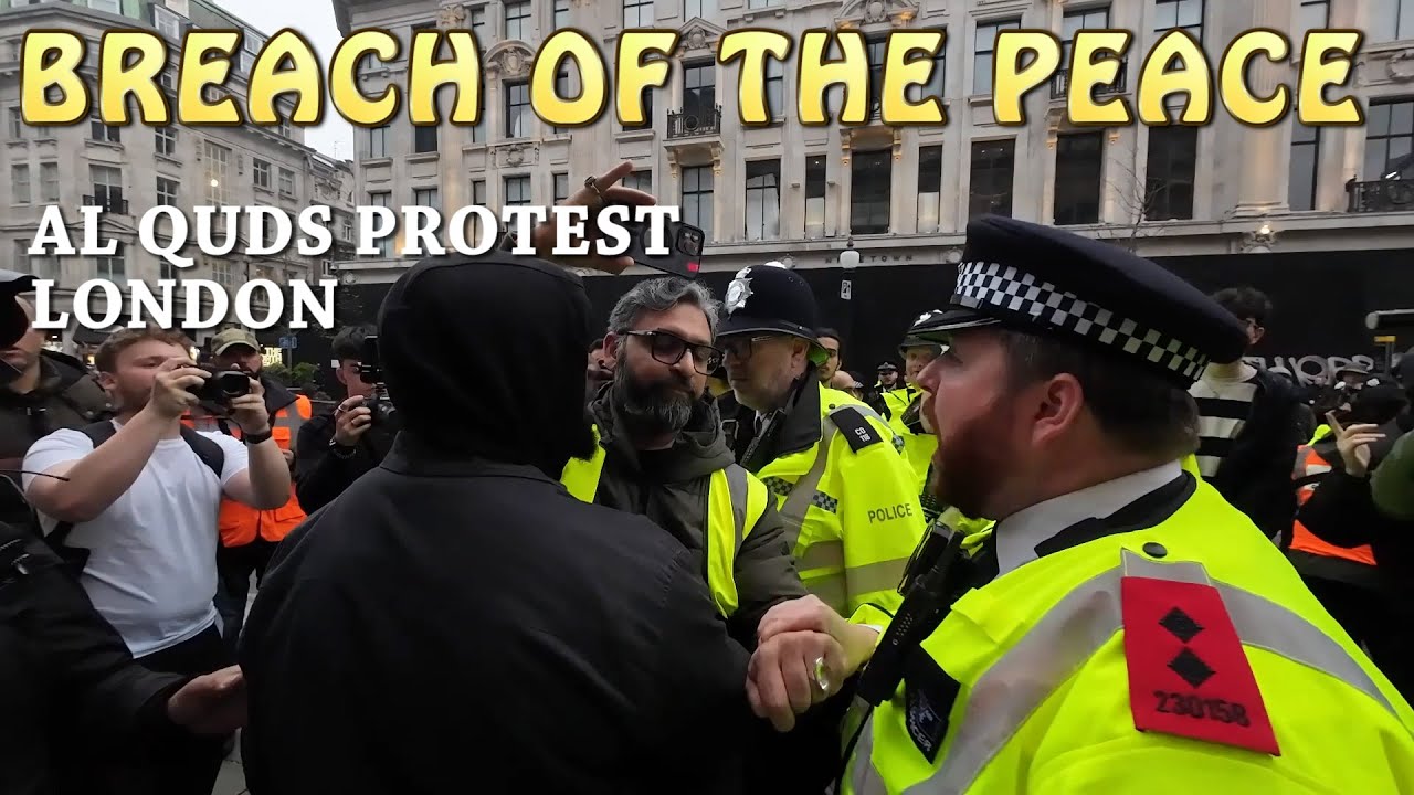 CRAZY LONDON Protest. POLICE Breach of peace Stand offs & meeting News ...