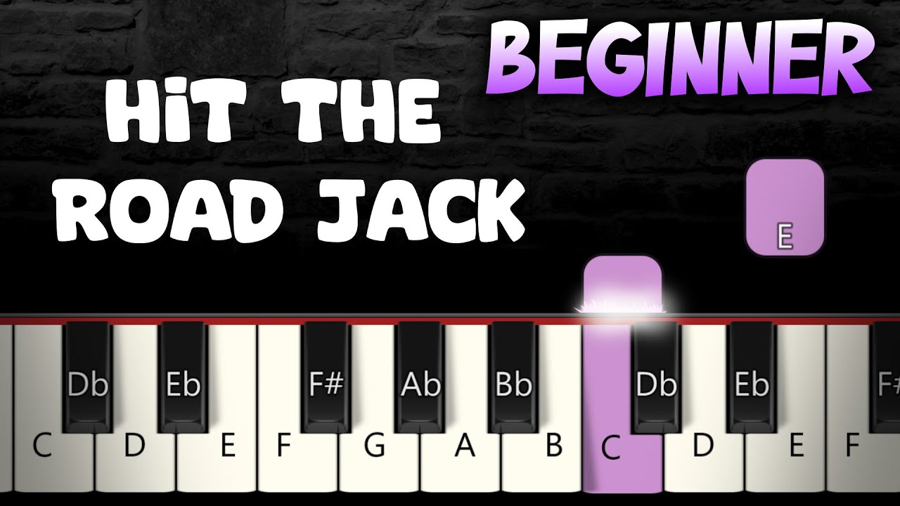 Hit the Road Jack | BEGINNER Piano Tutorial Chords - Chordify