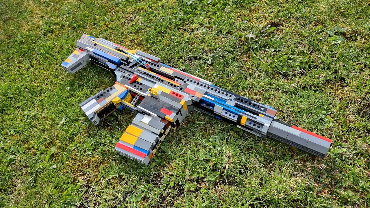 LEGO Honey Badger (Blowback Rubber Band Gun) | Select Fire - YouTube