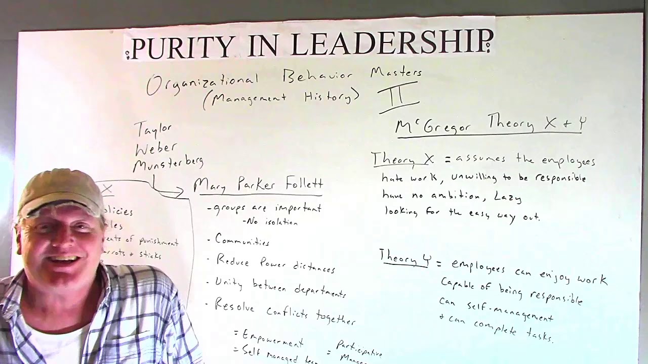 Organizational Behavior Masters II Follett and McGregor - YouTube