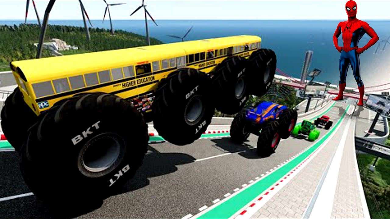 Epic High Speed Car Jumps #4 – BeamNG Drive | Random Cars - YouTube