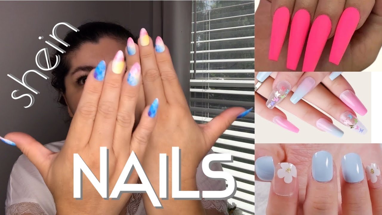 Shein Summer 2021 Press on Nails Haul - YouTube