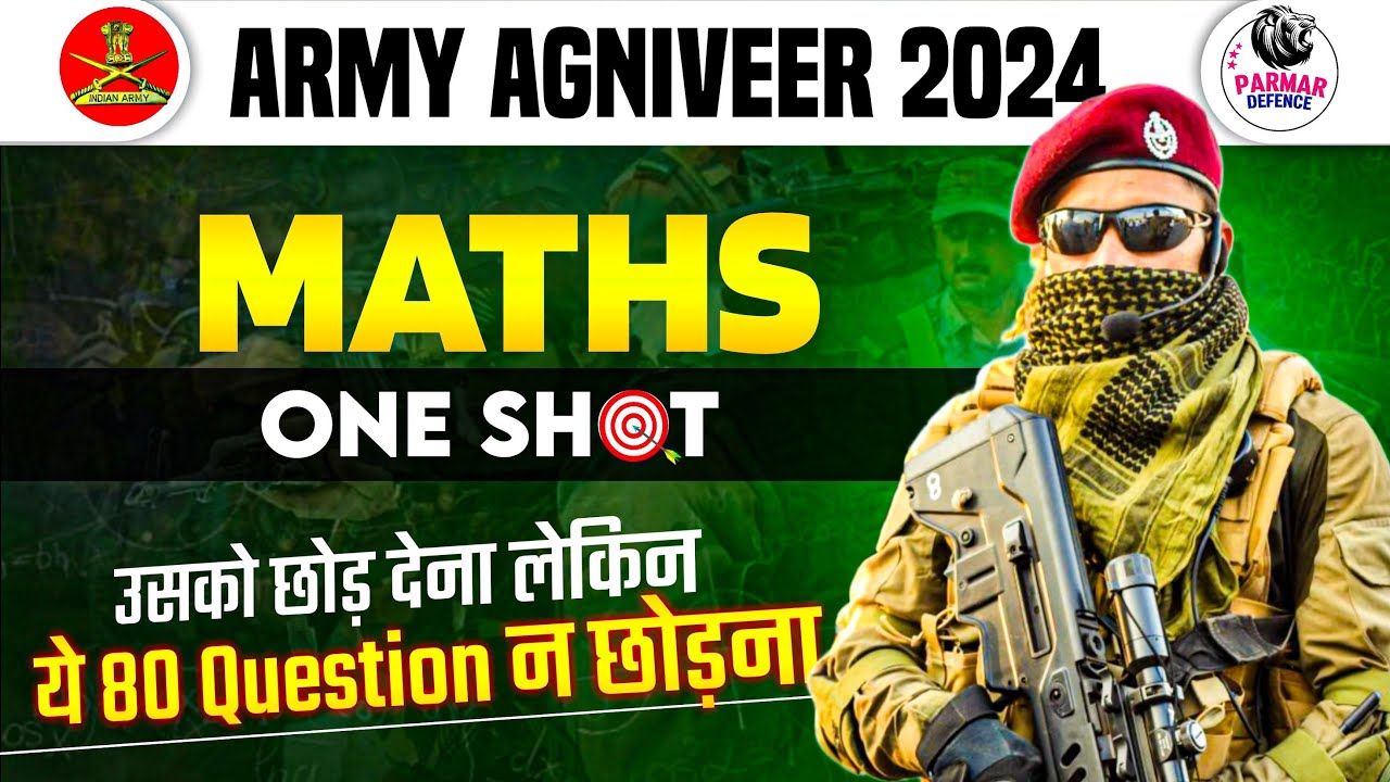 Complete Maths Revision for Army Clerk / GD / Tech | Maths Marathon for ...