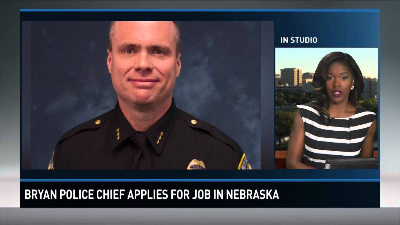 Bryan Police Chief applies for job in Nebraska - YouTube