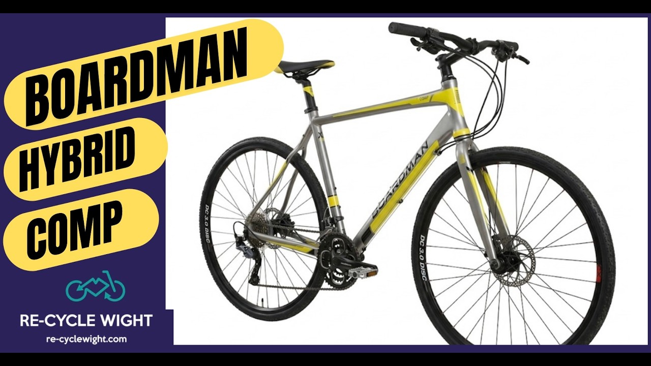 Boardman Hybrid Comp X7 FlatBar Gravel Bike - YouTube