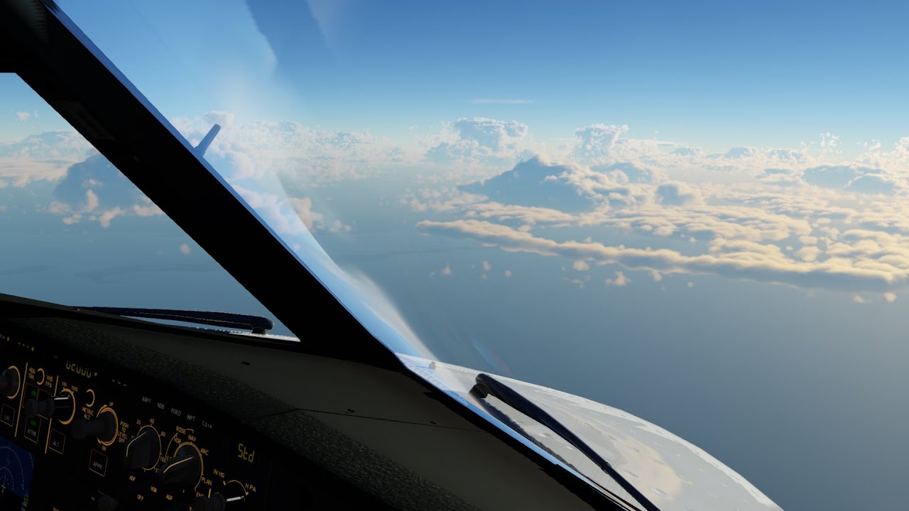 X-PLANE 12 A345 COCKPIT VIEW - YouTube