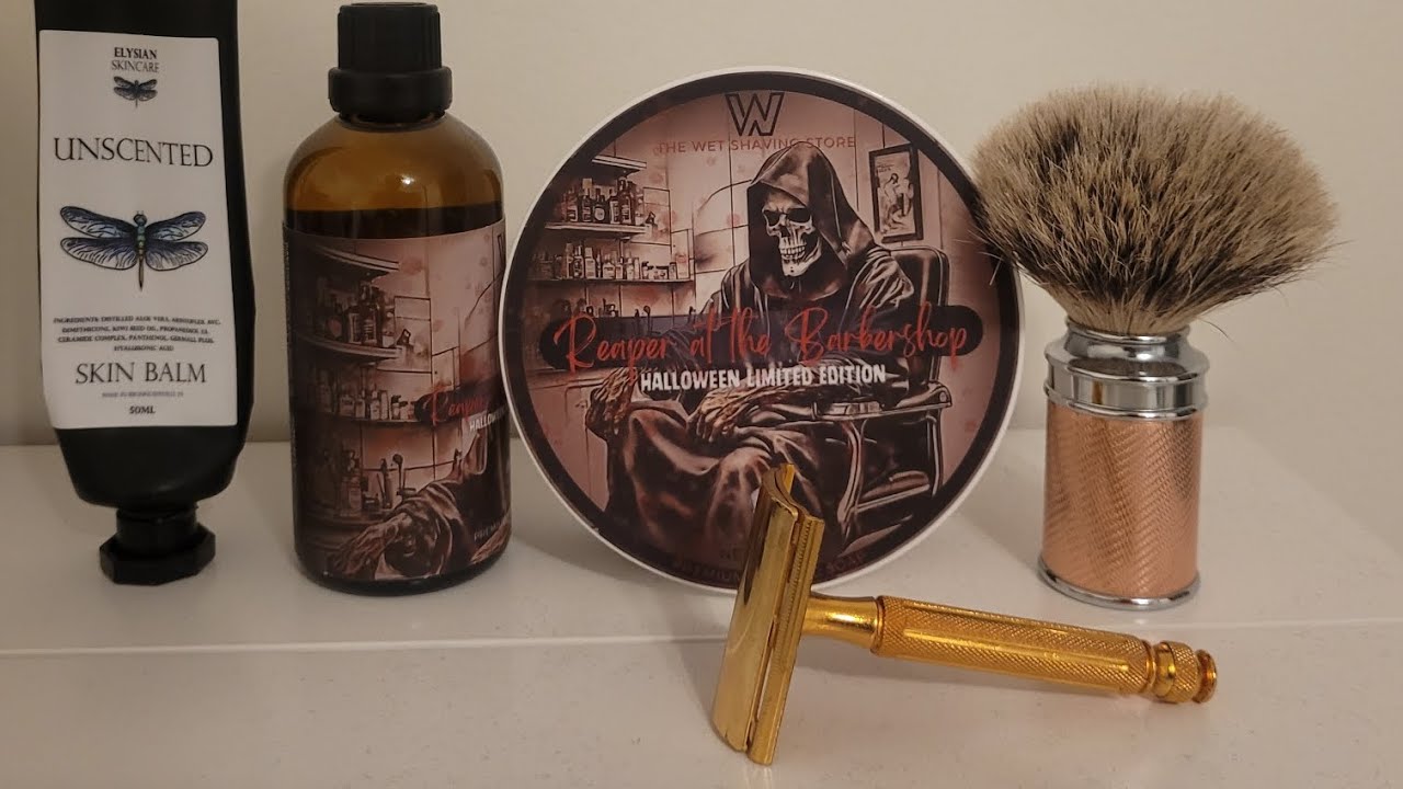 Wet shaveing: First shave with Reaper at the barbershop from Elysian ...