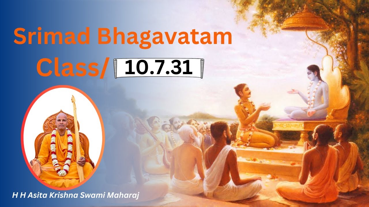 SB 10.7.31 The Killing of the Demon Trinavarta | H H Asita Krishna ...