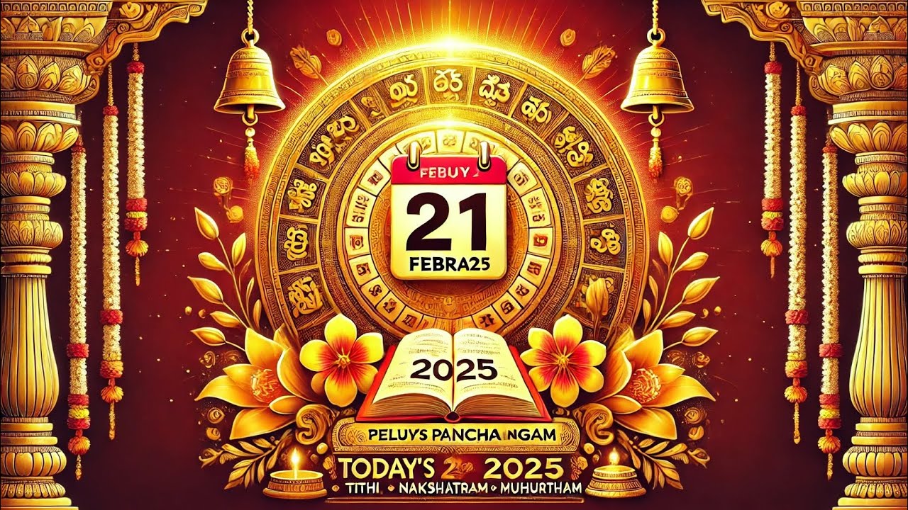 Today Panchangam |Today Tithi Telugu Panchangam 21 February 2025 ఈరోజు ...