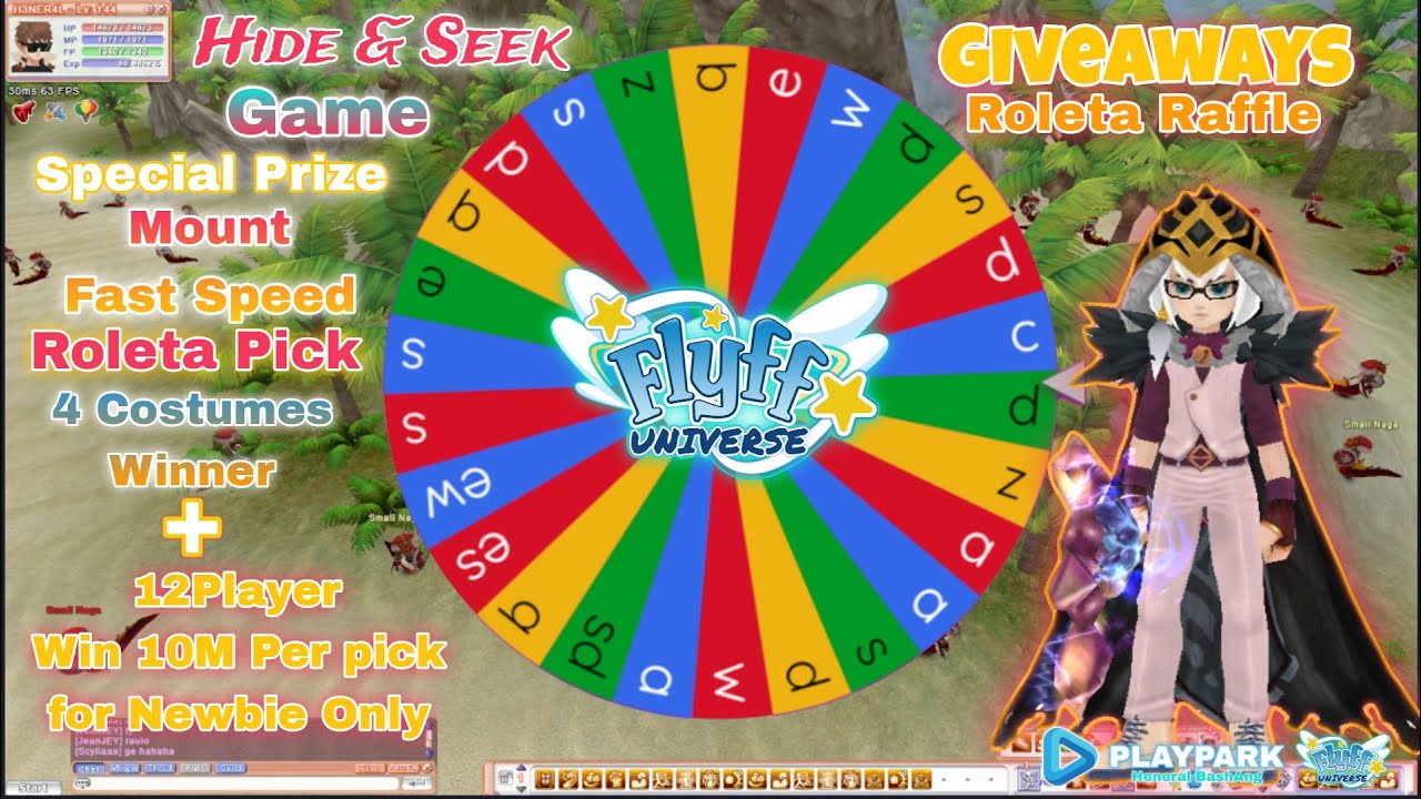 Flyff Universe - Mobile/PC Games MMORPG 🔴Live - GiveAway Roleta Raffle ...