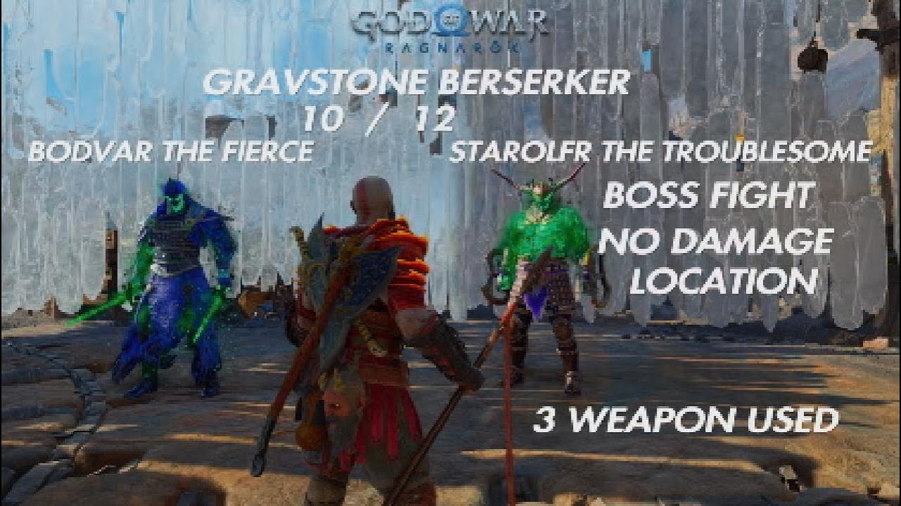 BODVAR THE FIERCE & STAROLFR THE TROUBLESOME BOSS FIGHT | NO DAMAGE ...