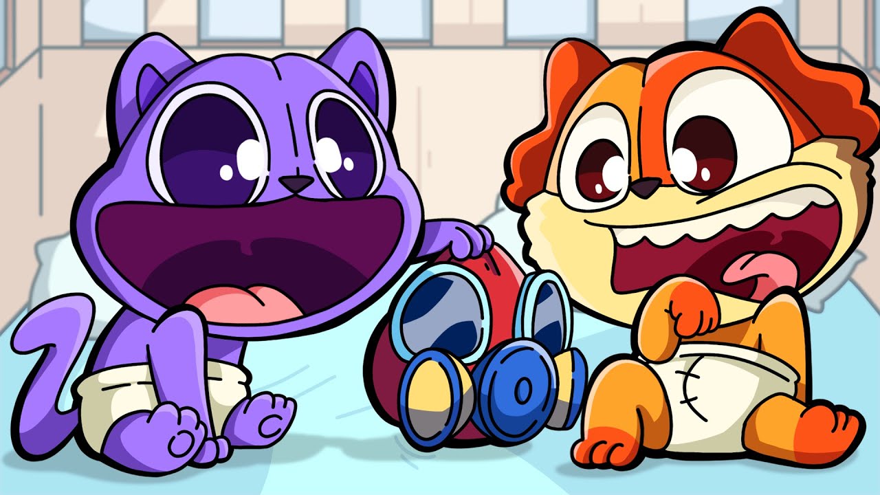 Poppy Playtime Chapter 3 BUT CUTE Daily Life Animation - YouTube
