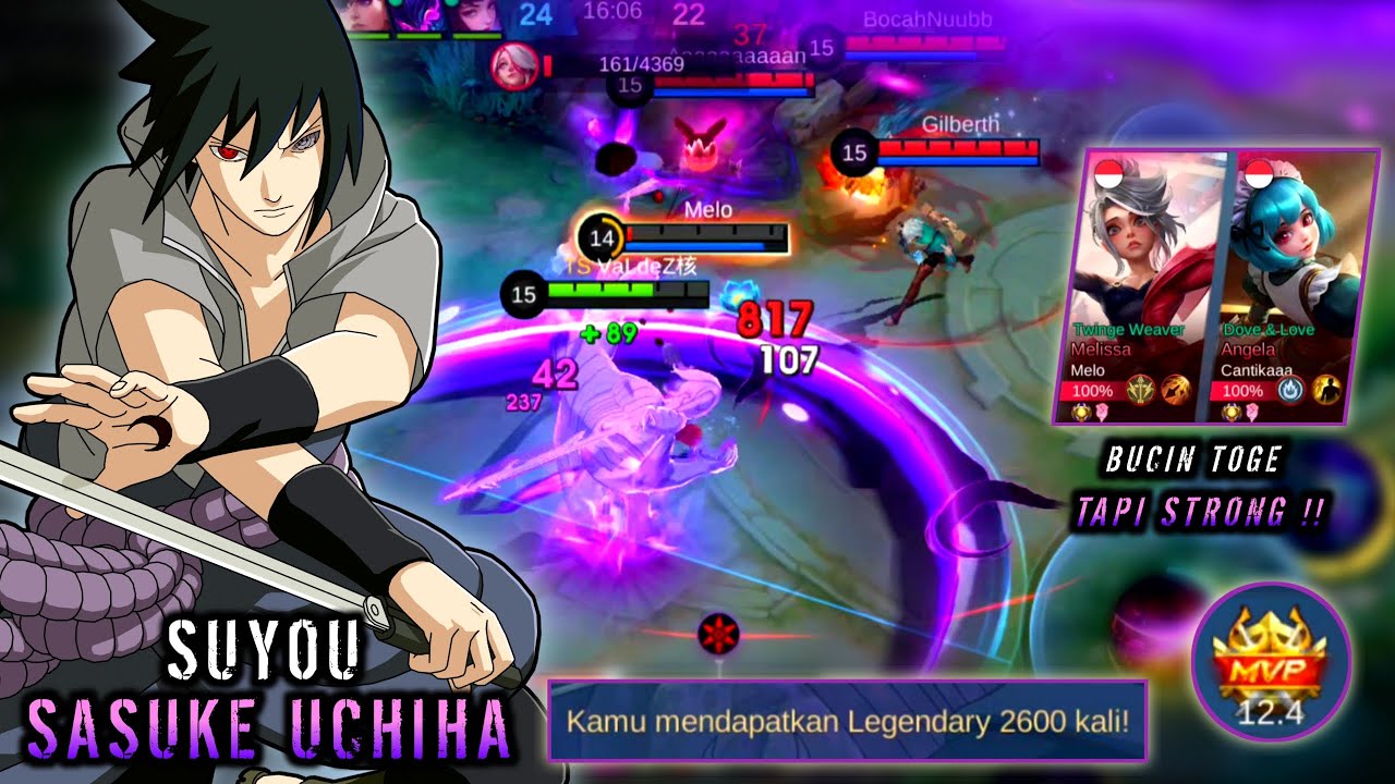 SUYOU SASUKE SOLO RANK KETEMU BUCIN TOGE STRONG || SUYOU X SASUKE ...