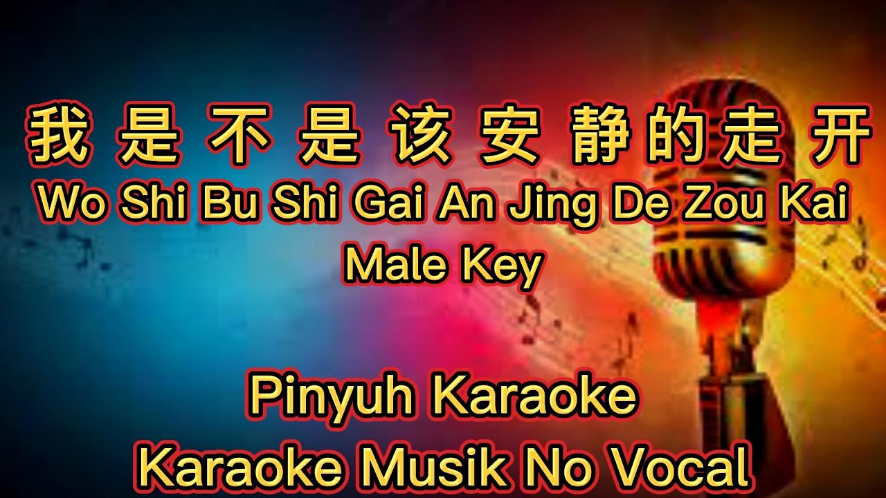 Wo Shi Bu Shi Gai An Jing De Zou Kai - 我是不是该安静的走开 - Karaoke - Musik No ...