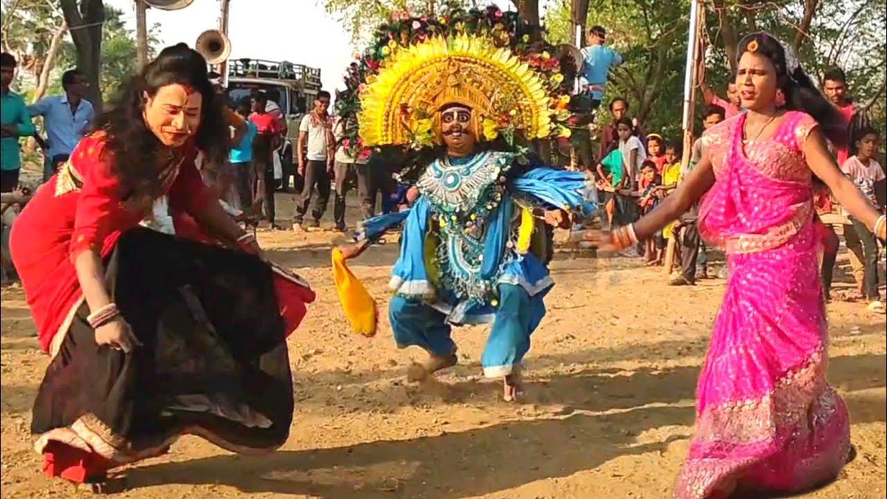 সকাল সকাল ঘুম টা দিলো ভাঙ্গায়||Binadhar Kumar Kirat Nach||Chhau Nach ...