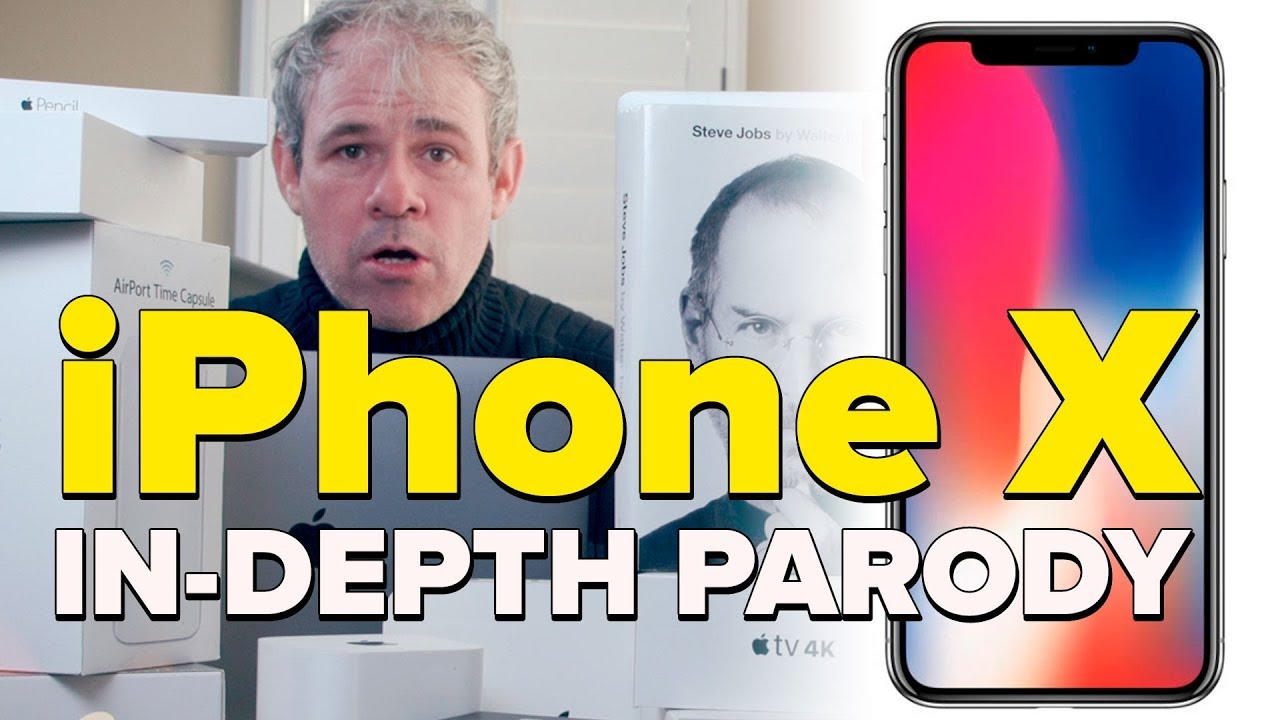 iPhone X, IN DEPTH unboxing, parody + absolute click bait. - YouTube