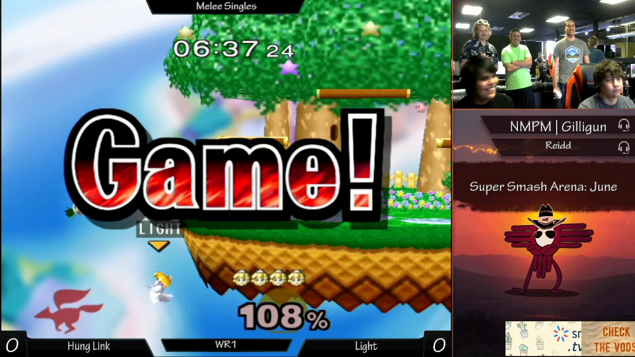New Mexico Super Smash Arena: June Melee Pools HungLink vs. Light - YouTube