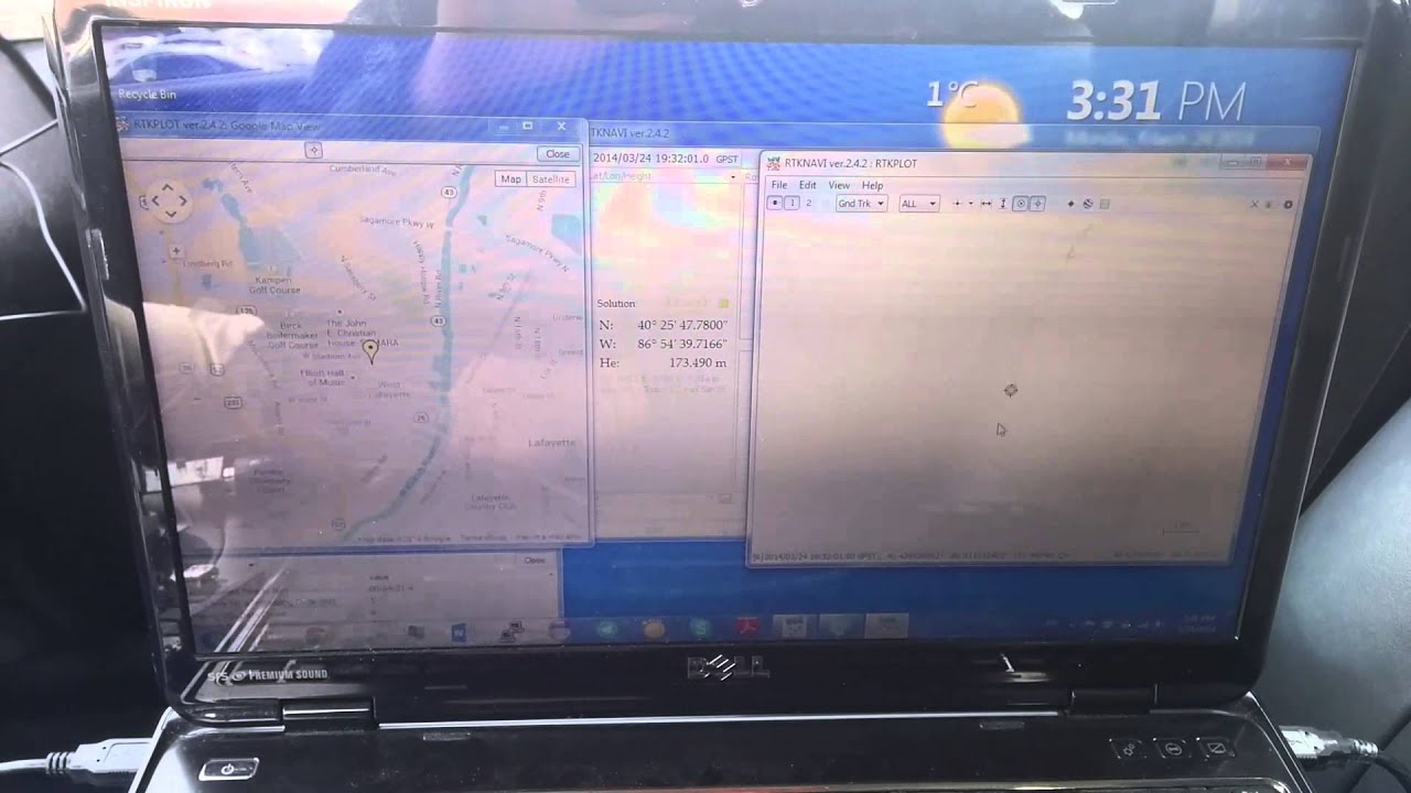 RTK-GPS accuracy test (1 of 3) - YouTube
