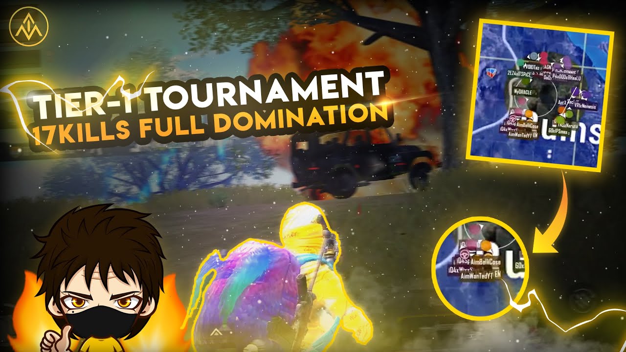 Tier 1 Tournament - 17 Kills Domination🔥- Team Aim Achievers - IGL ...