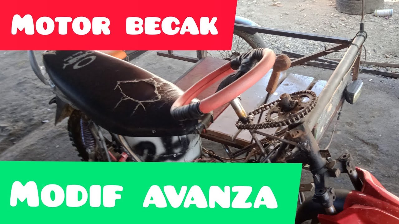 🔴Becak motor modif avanza,stang momo😎 - YouTube