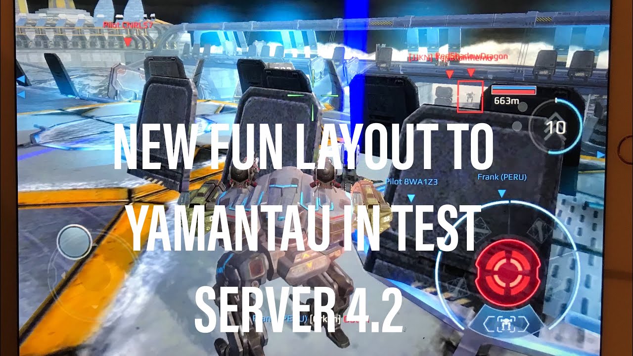 War Robots- New Fun Layouts to Yamantau Map in Test Server 4.2 8/12 ...