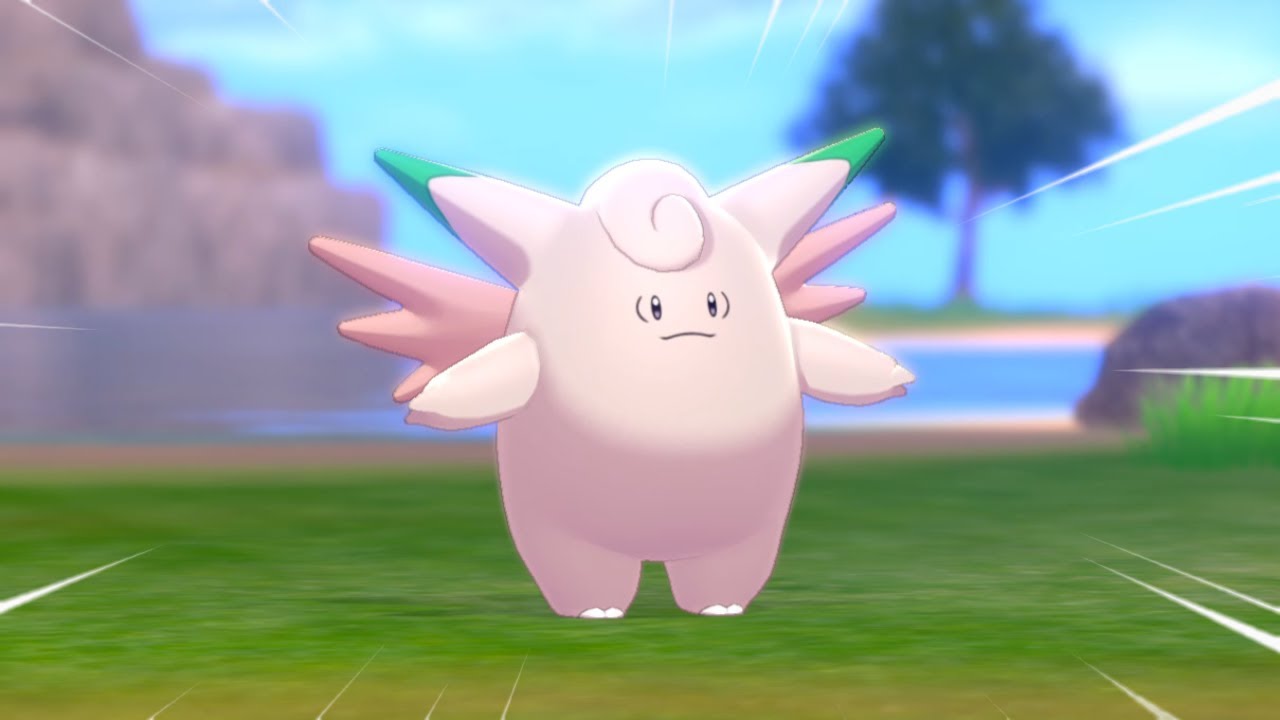 Shiny Clefable - Pokemon Sword - YouTube