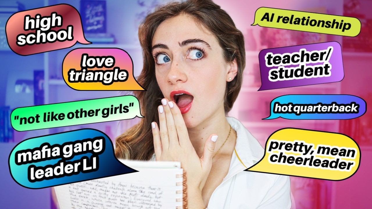 I turned the *WORST TROPES* into an actually good book 😍 - YouTube