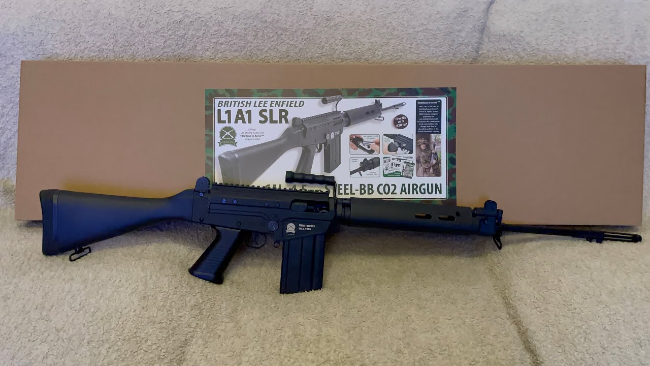 Lee Enfield Brothers in Arms L1A1 SLR 4.5mm BB - Part 1 - Unboxing ...