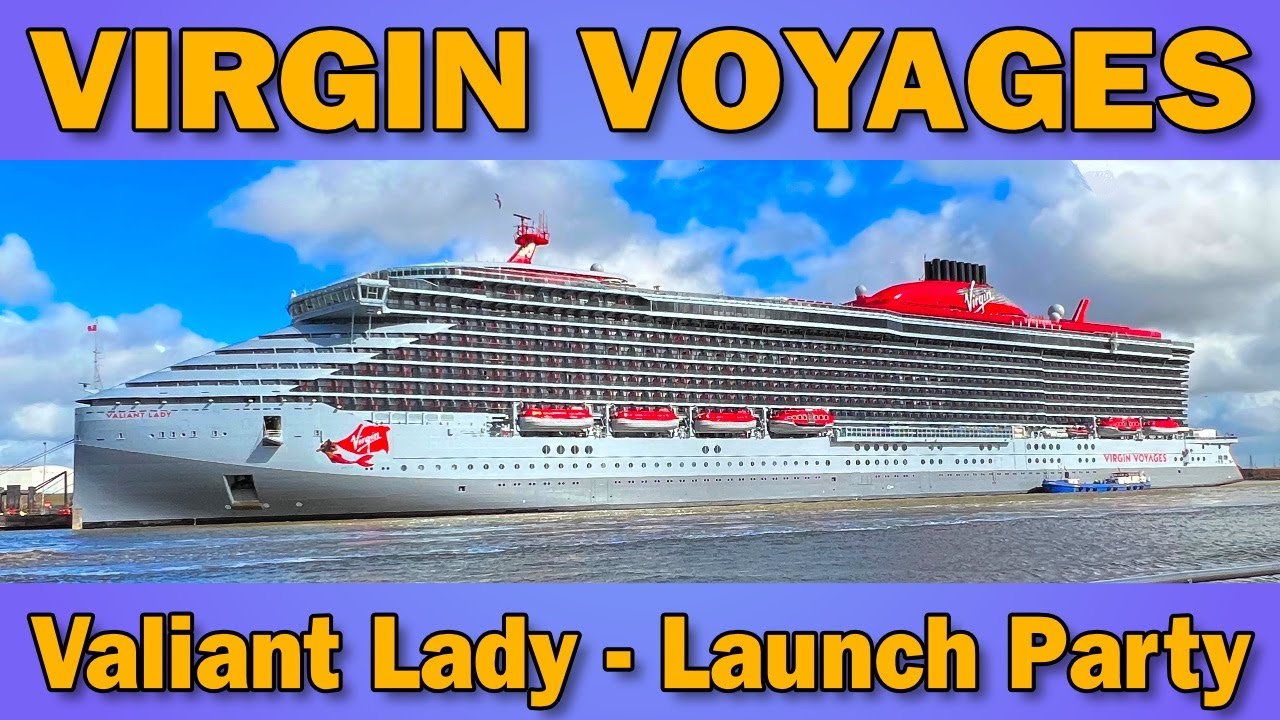 Virgin Voyages Valiant Lady - launch party tour - YouTube