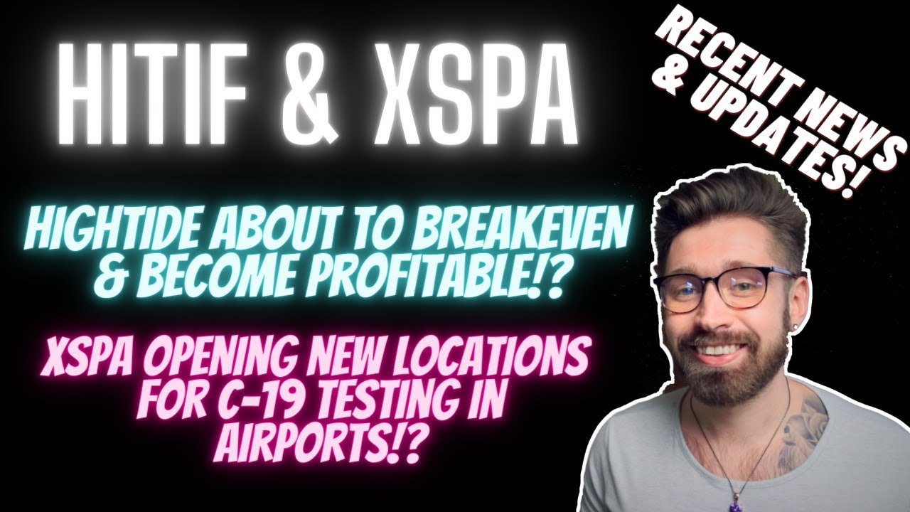 XSPA STOCK NEW CONTRACT FOR C19 AIRPORT TESTING!🤩 HITIF STOCK ABOUT TO ...