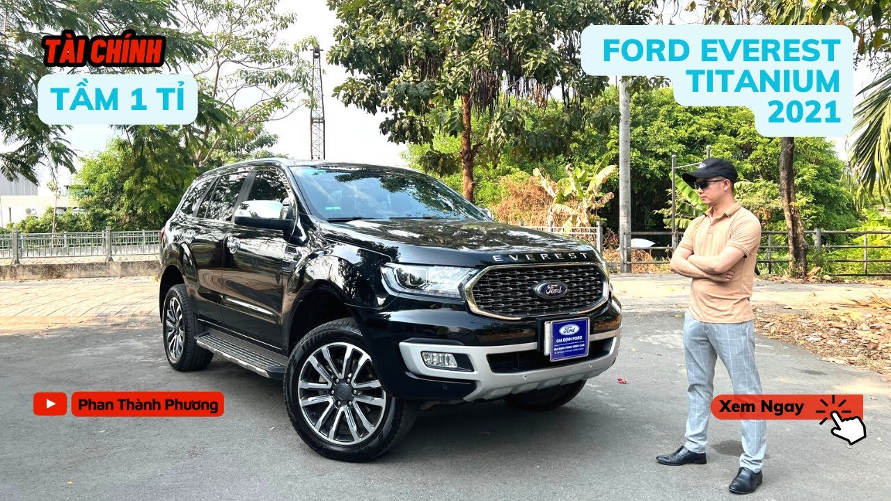 Siêu lướt 17.000km - Ford Everest Titanium 2021 1 cầu được chủ giữ quá ...