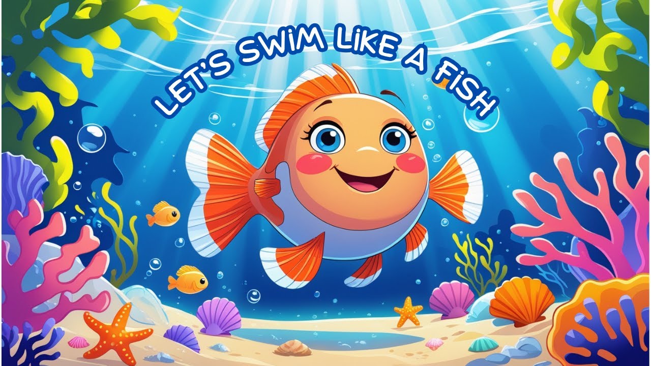 Let’s Swim Like a Fish | Fun Animal Song for Kids | Underwater Dance ...