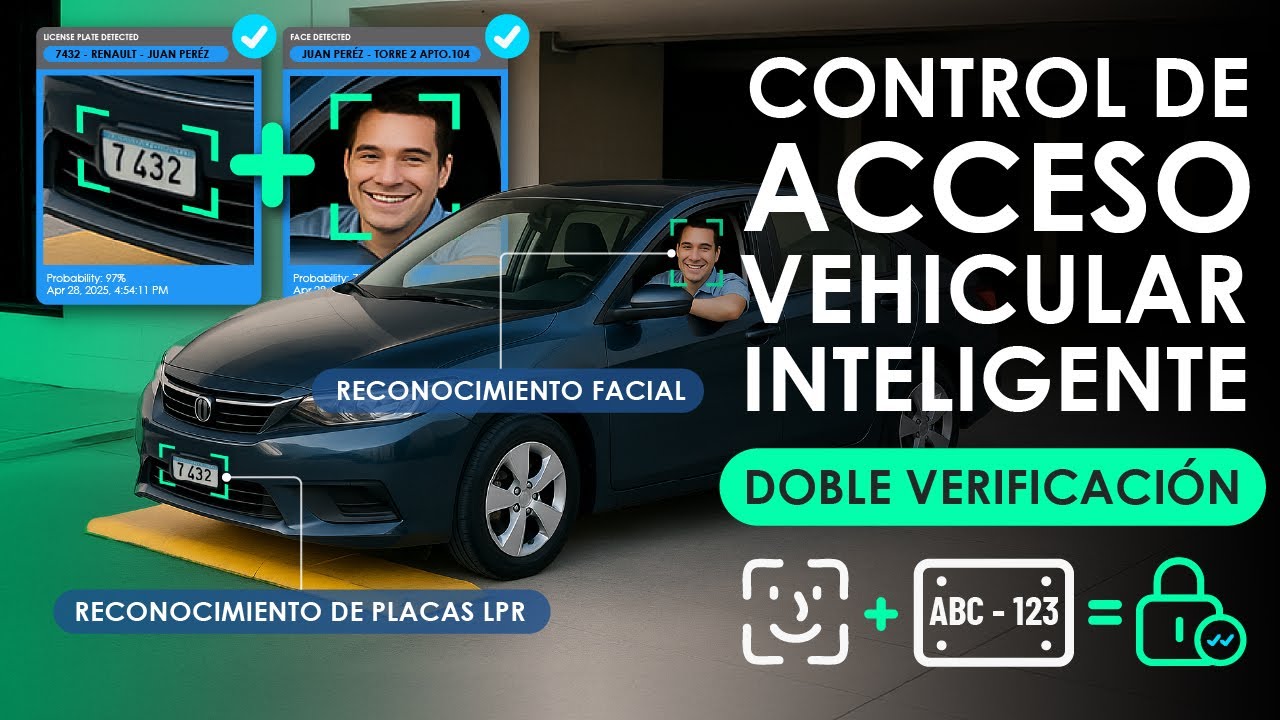 CONTROL DE ACCESO VEHICULAR con DOBLE VERIFICACIÓN - LPR y DETECCIÓN DE ...