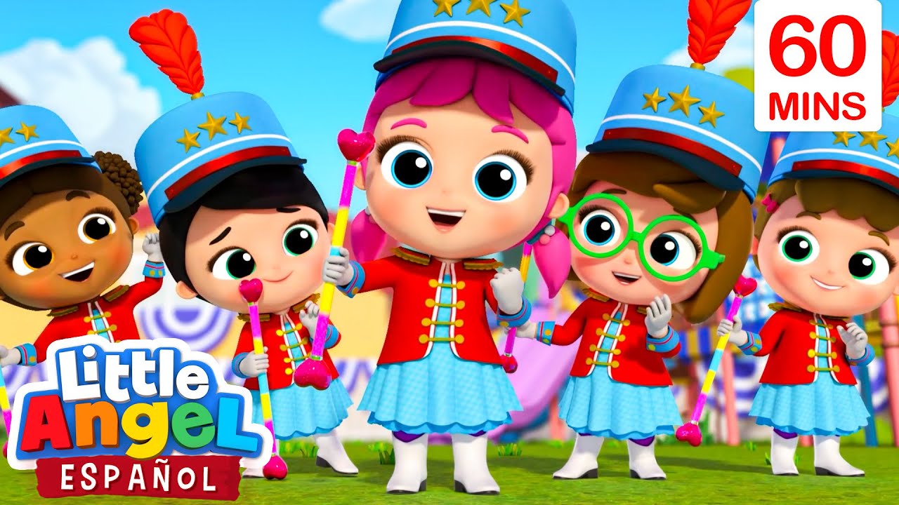 Desfile Del Colegio | Caricaturas | Canciones Infantiles🎵| Little Angel ...