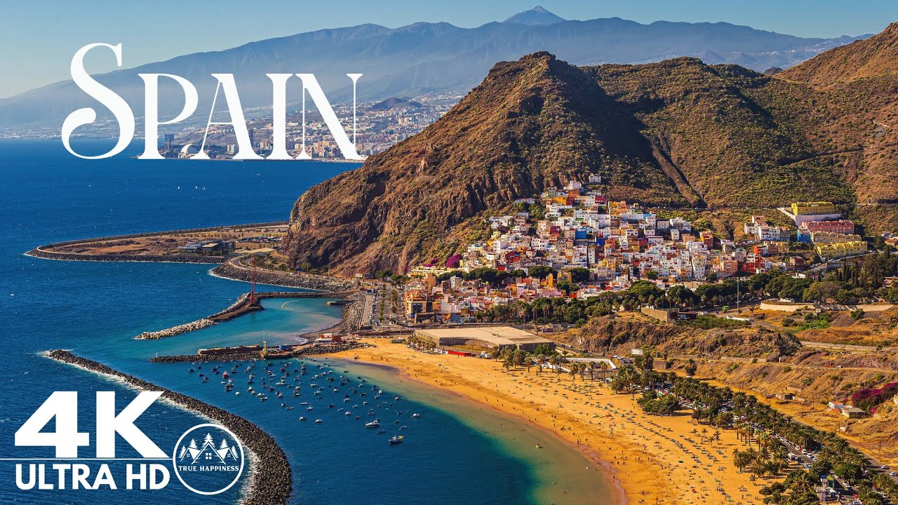 Beautiful scenery SPAIN - Scenic Relaxation Film With Calming Music ...