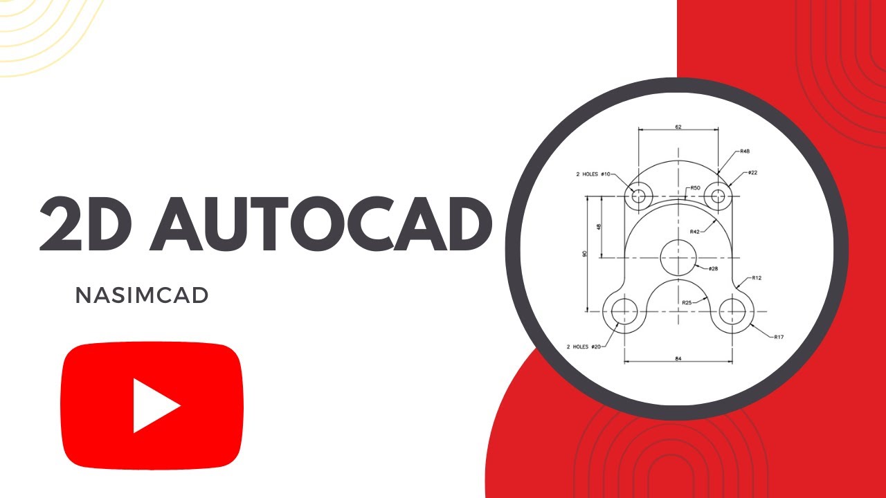 2D AutoCAD Exercise - 8 - YouTube