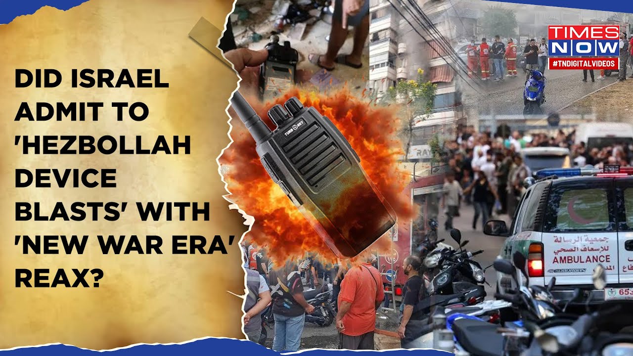 Did Israel Just Admit To Hezbollah Pager, Walkie Talkie Blasts With ...
