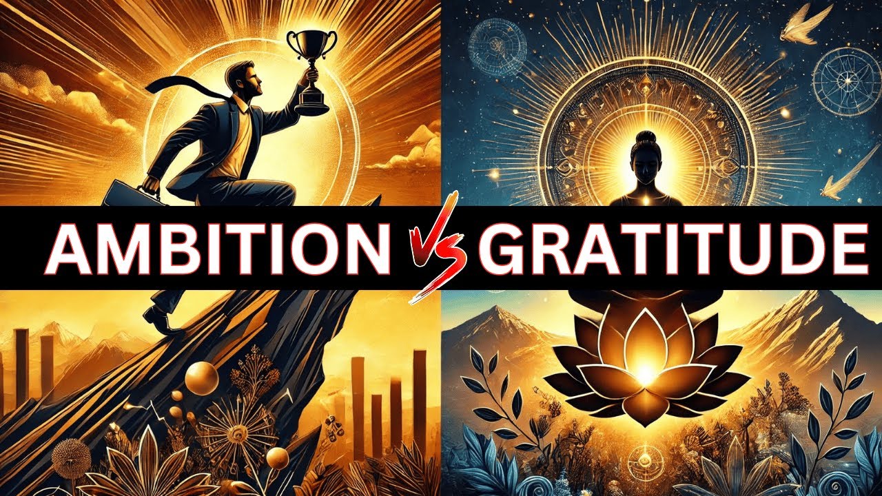 AMBITION vs GRATITUDE - The Keys To Mental Life Balance! - YouTube