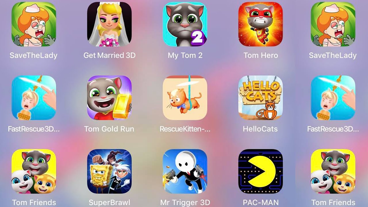 SuperBrawl,HelloCats,My Talking Tom 2,Fast Rescue 3D,Rescue Kitten ...