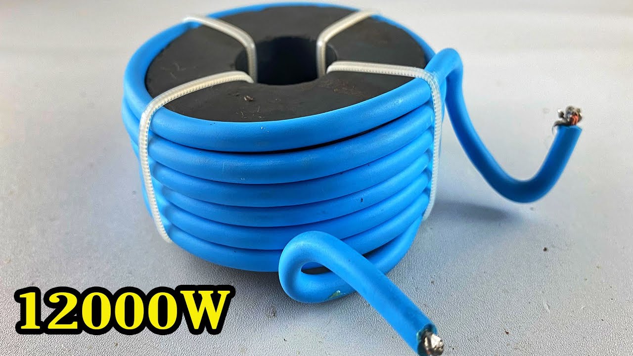 New Create 12000w Free Electricity Energy Using By Big Copper Wire # ...