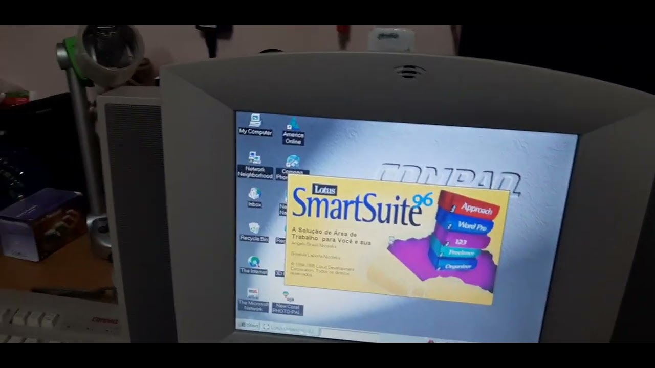 Compaq Presario 3020 1996 old vintage antigo windows 95 - YouTube