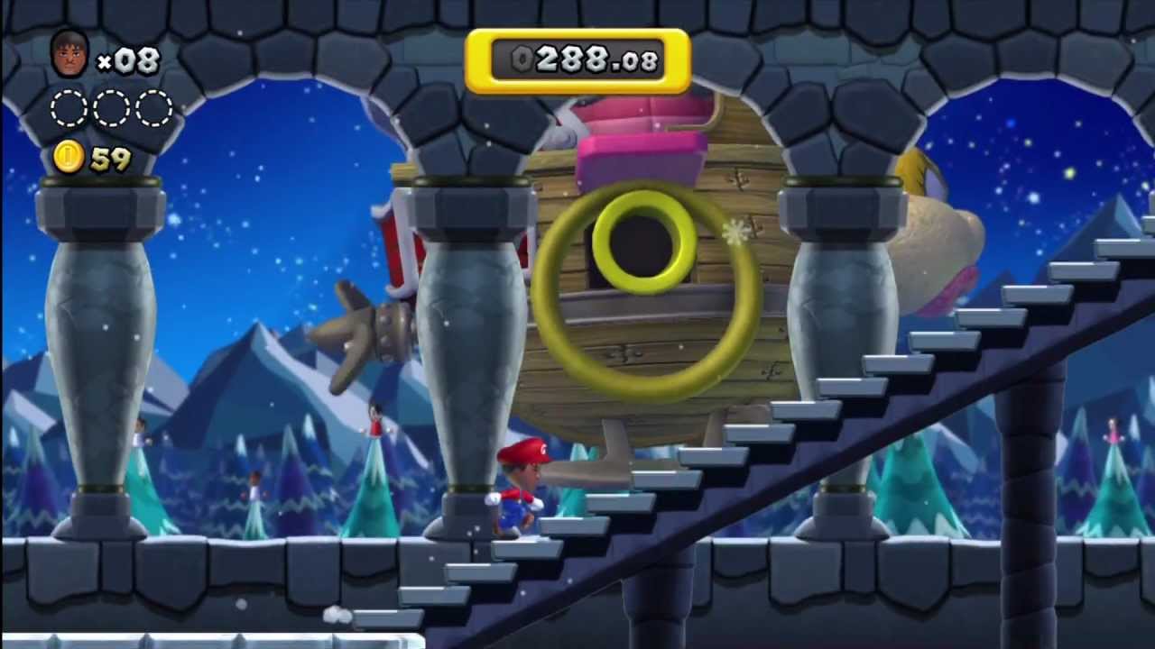 New Super Mario Bros. U [HD] - Boost Rush: Acrobat w/ Mii & Yoshi ...