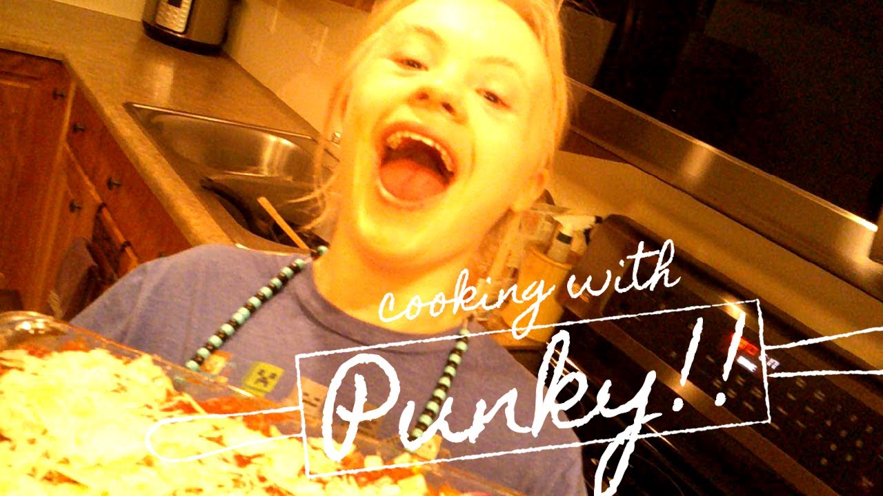 Punky COOKS - Homemade LASAGNA! Punky's Recipe! - YouTube