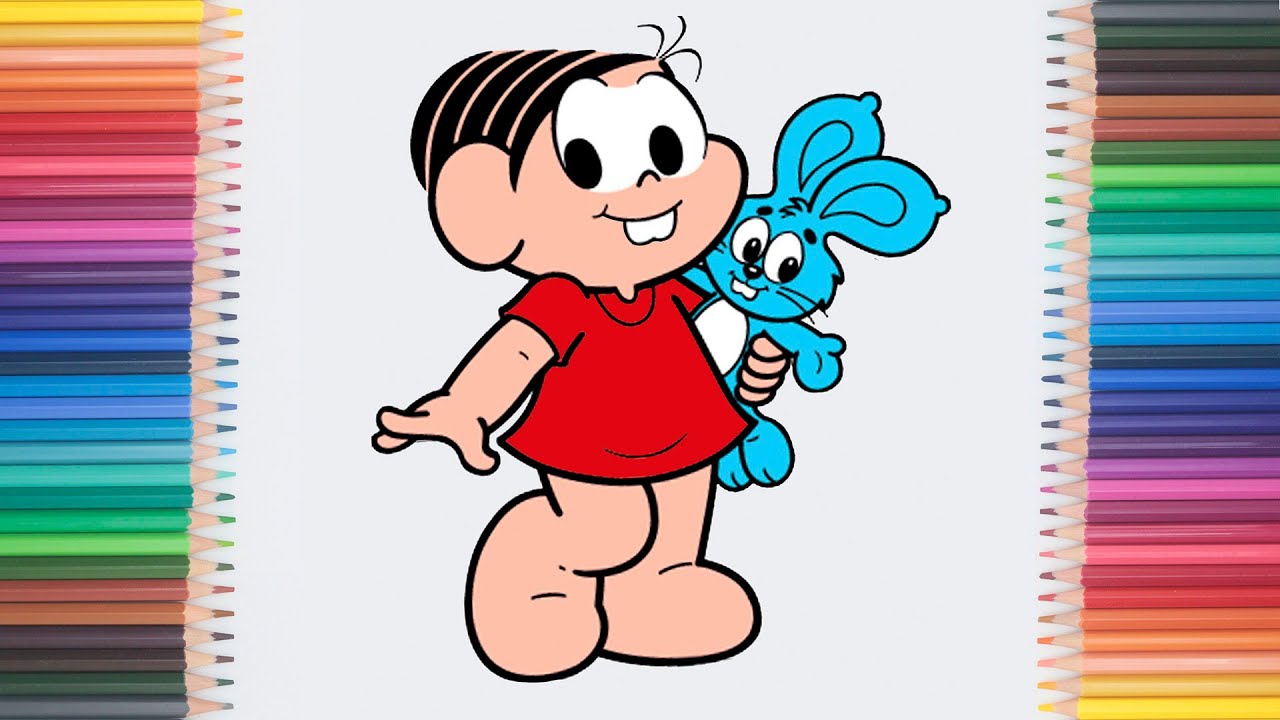 DUDA DESENHA A MONICA / DRAWING MONICA FROM MONICA'S GANG - YouTube