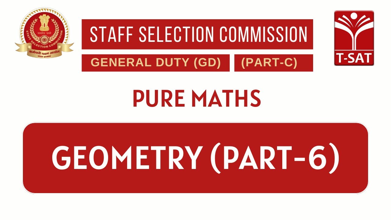 SSC GD || Pure Maths - Geometry (Part-6) || T-SAT - YouTube