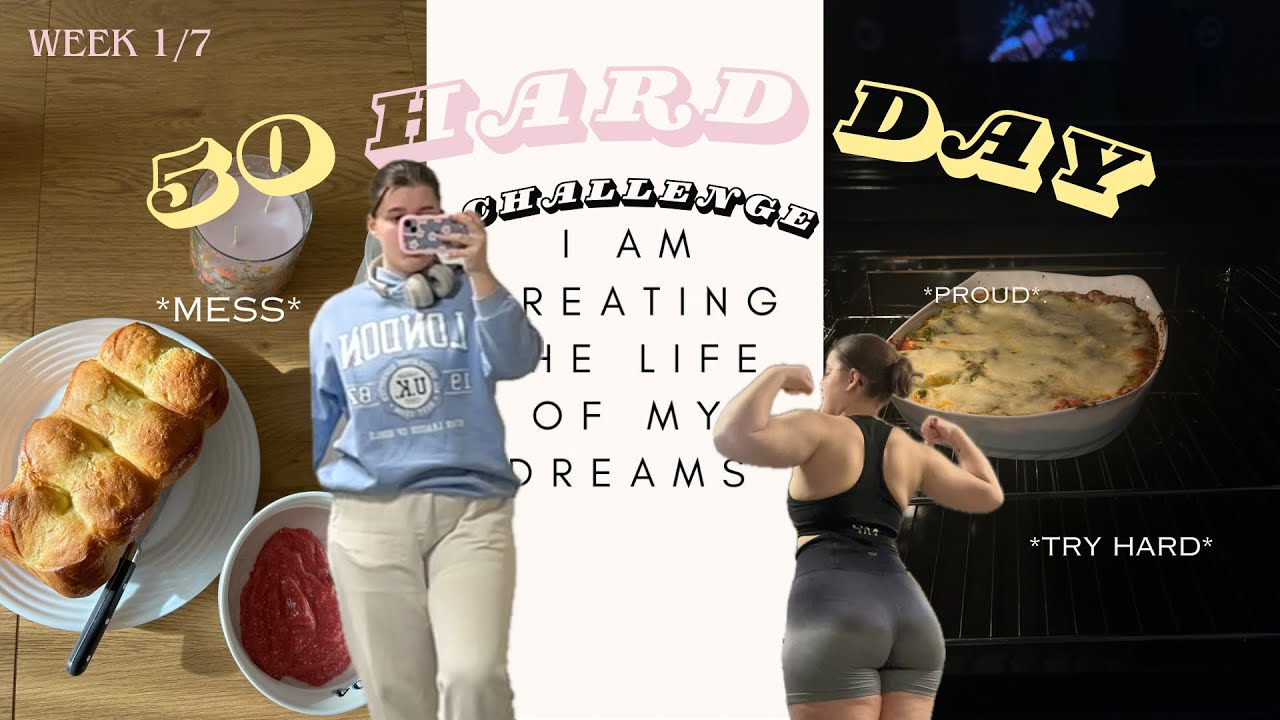 50 hard day challenge ! (Week 1) *beginning, first step* - YouTube