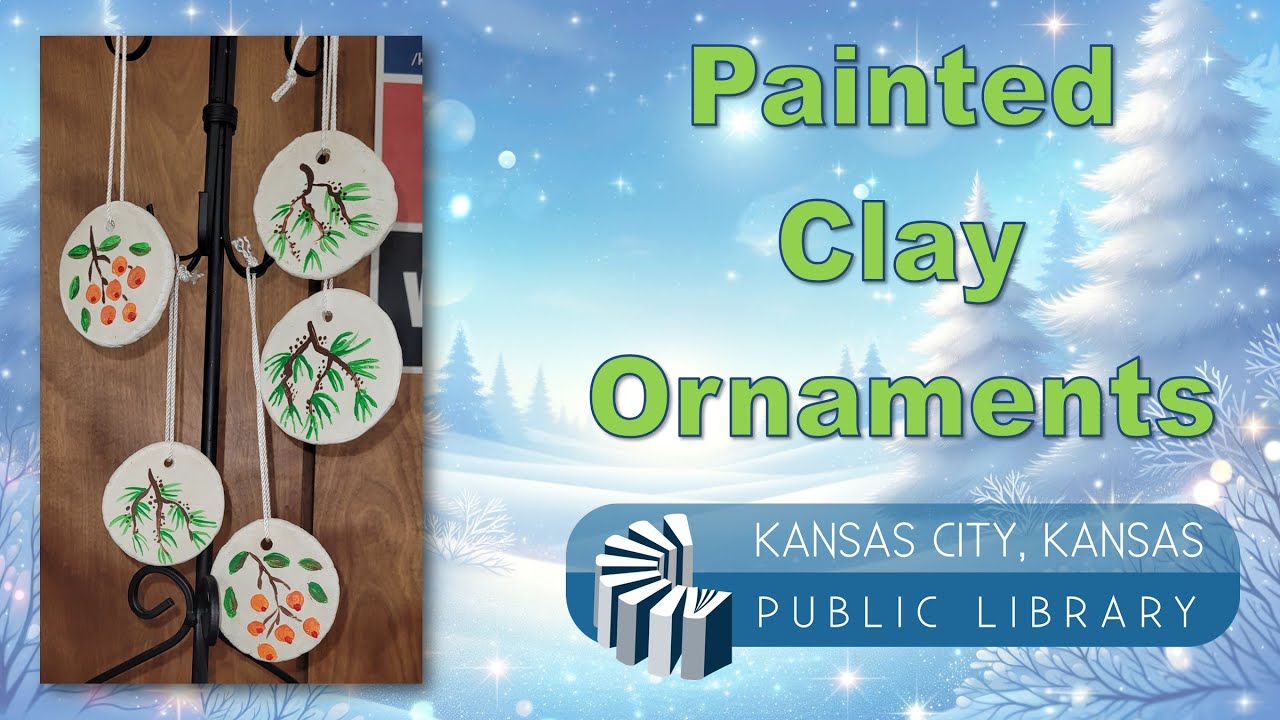 Take Home Kit: Painted Clay Ornament - YouTube