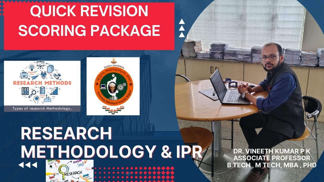 Last Minute Passing Guide ⚡ Research Methodology & IPR | VTU MBA Quick Revision| Scoring Package ...