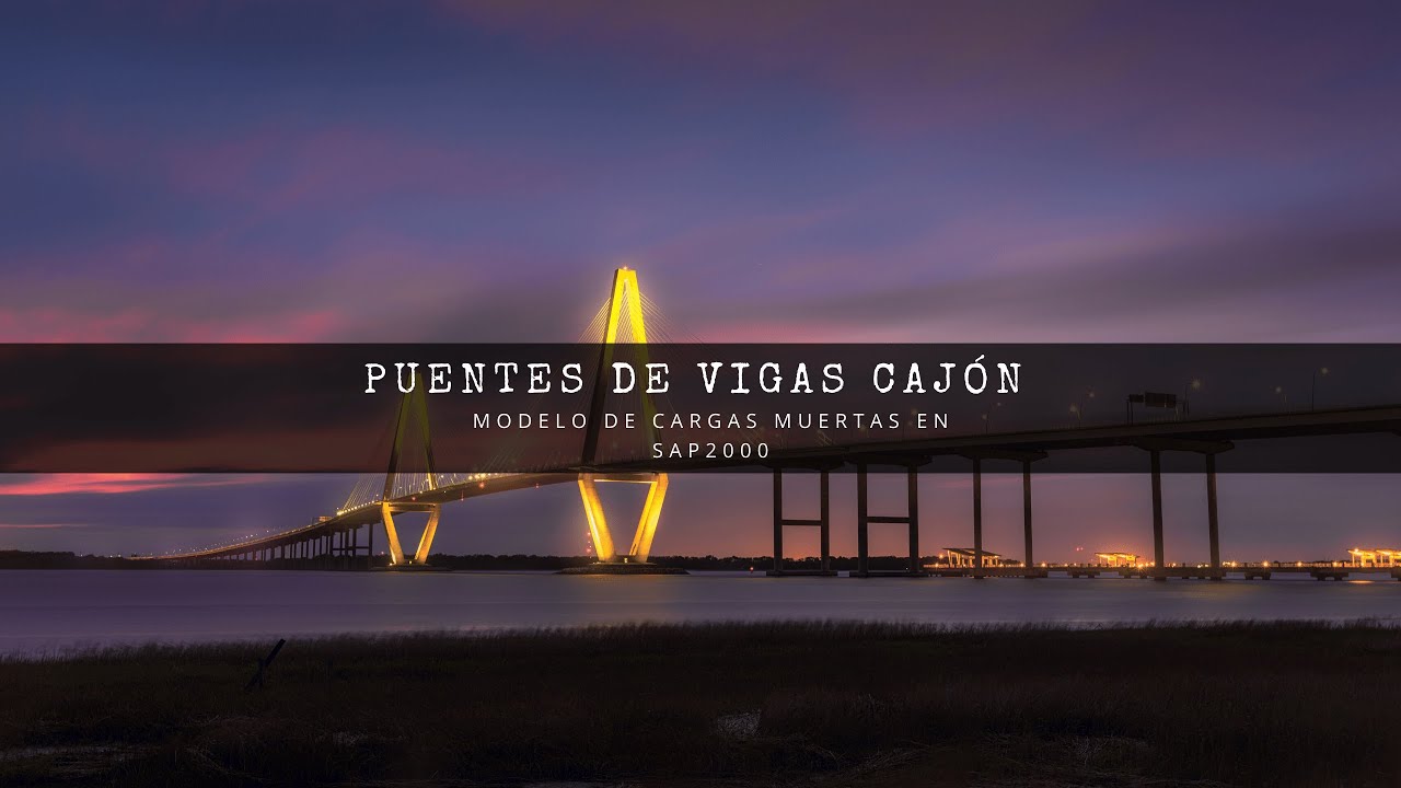 6. PUENTE DE VIGAS CAJÓN: Modelación de Carga muerta en SAP2000 - YouTube
