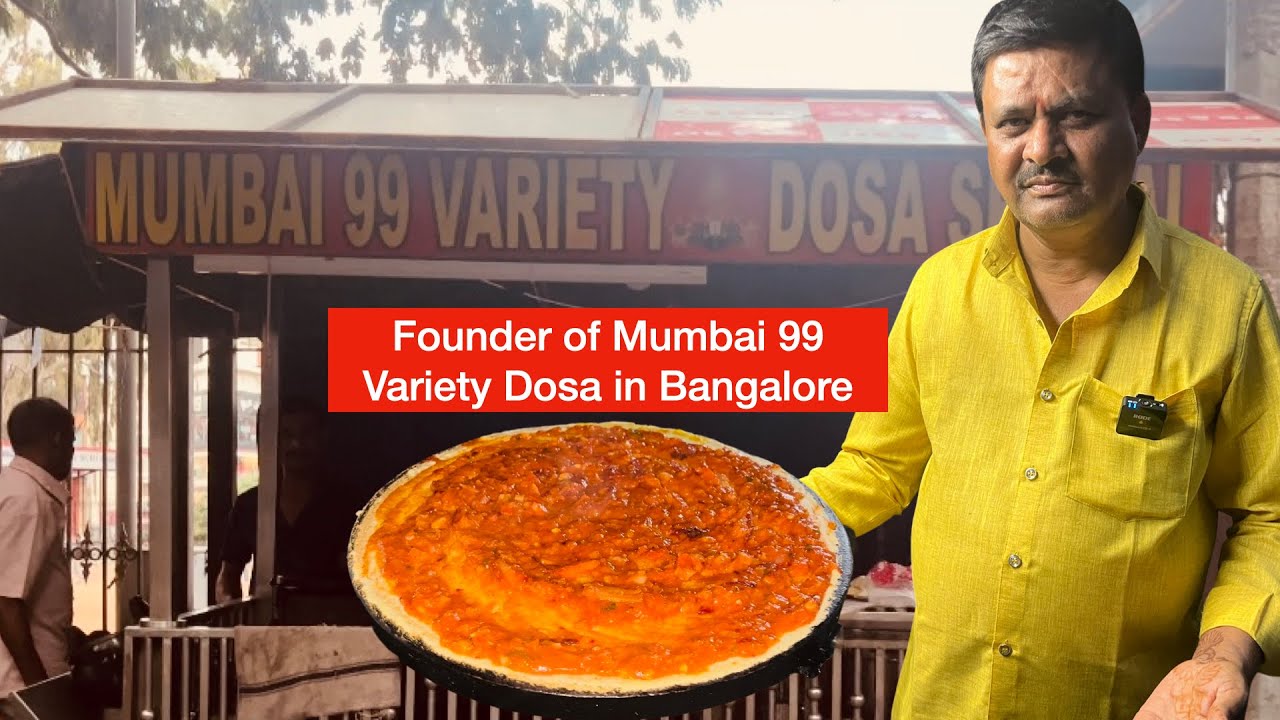 Meet Iconic Prakash Who Started Mumbai 99 Variety Dosa In Bangalore ...
